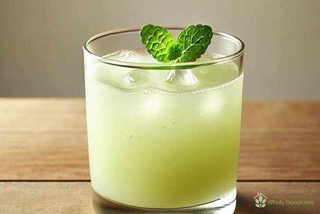 Ash Gourd Juice Recipe (Winter Melon Juice) - Wholy Goodness