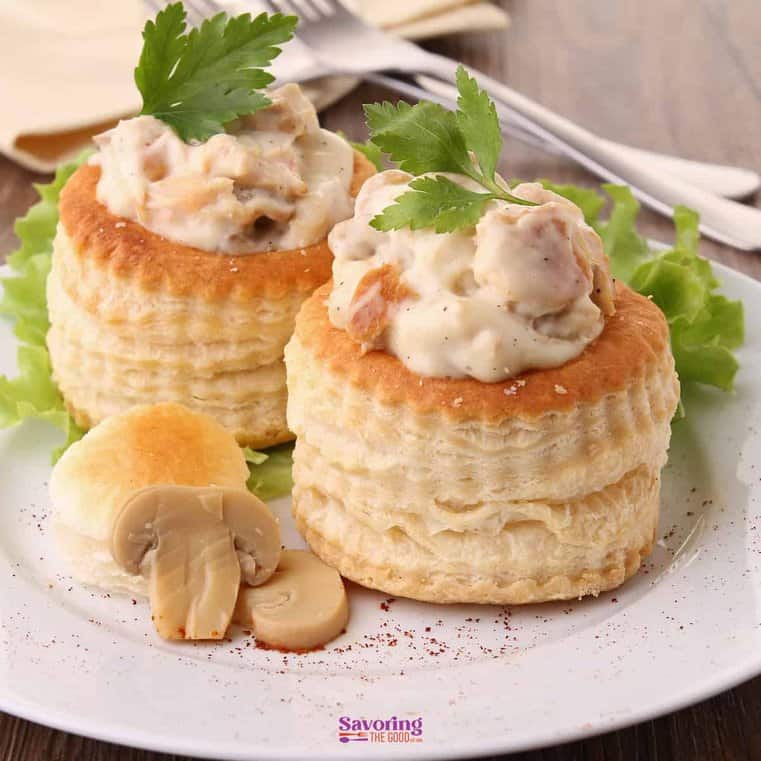 Vol Au Vent (Puff Pastry Cases with Delicious Fillings) – Savoring The ...