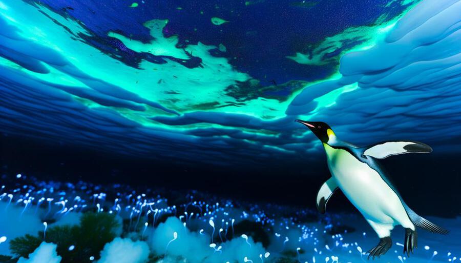 Understanding Emperor Penguins' Binocular And Monocular Vision