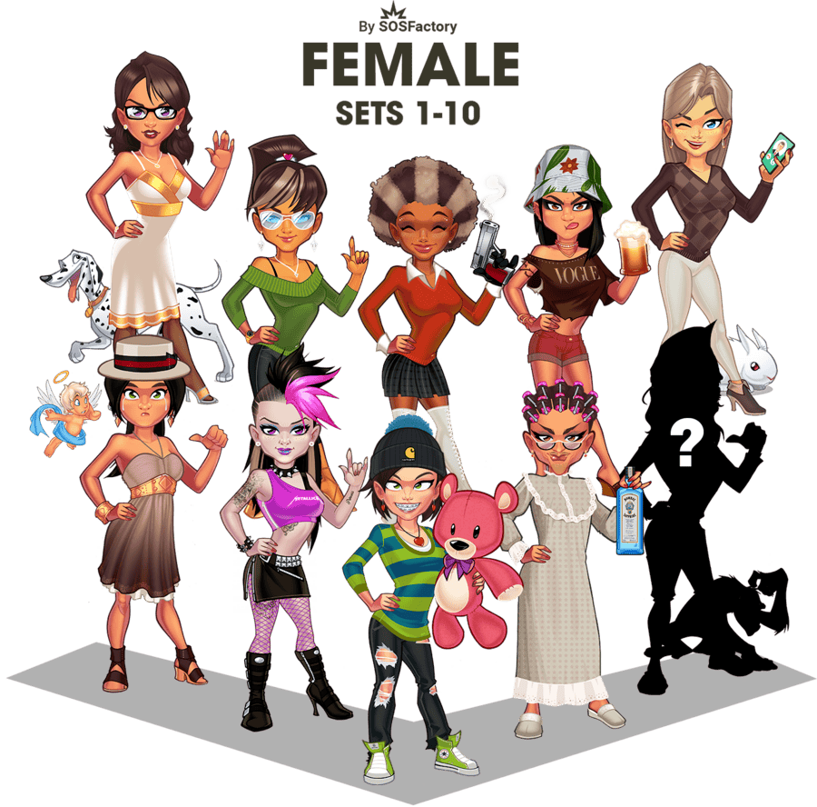 High quality full body Avatar Creator for commercial use » SOSFactory