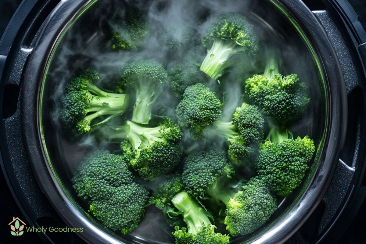 Our Instant Pot Steamed Broccoli Recipe - Wholy Goodness