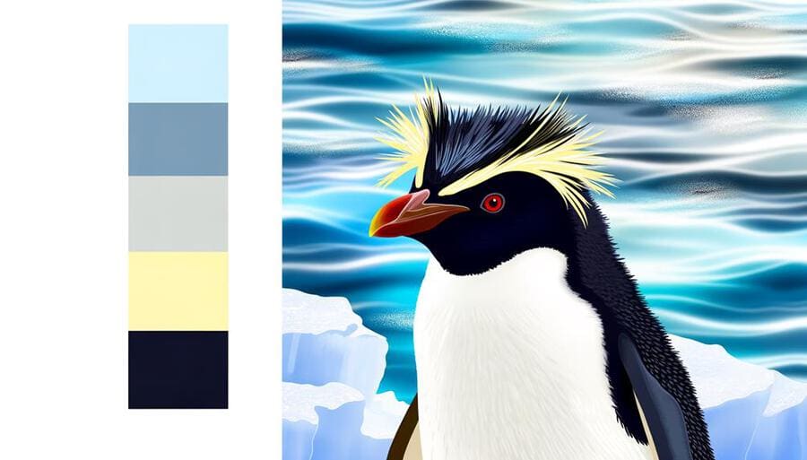10 Steps To Draw A Rockhopper Penguin