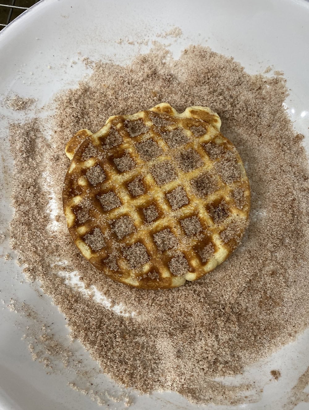 Deliciously Crispy 3-Ingredient Churro Waffles