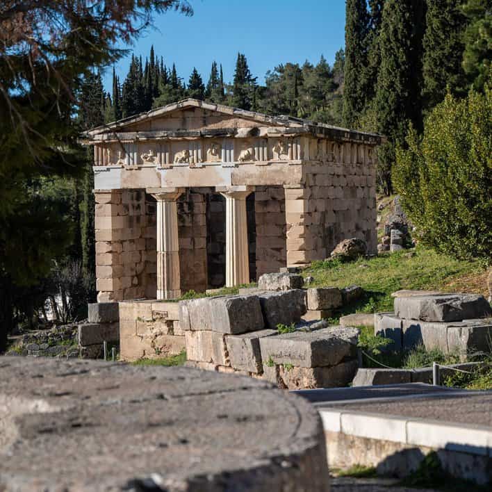 Delphi: Antike Ausgrabungsstätte und das Orakel von Apollon