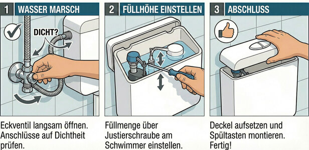 Spulkasten Fullventil Austauschen