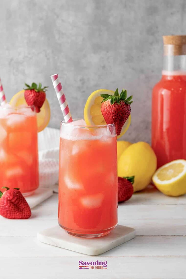 Strawberry Lemonade Recipe – Savoring The Good®