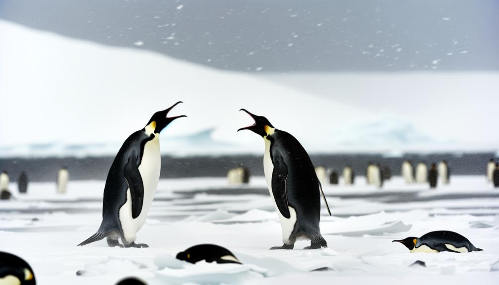 How Do Emperor Penguins Fight?