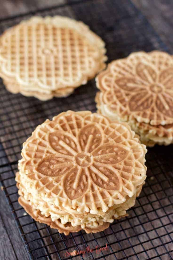 Lemon Pizzelle Recipe – Classic Christmas Cookie – Savoring The Good®