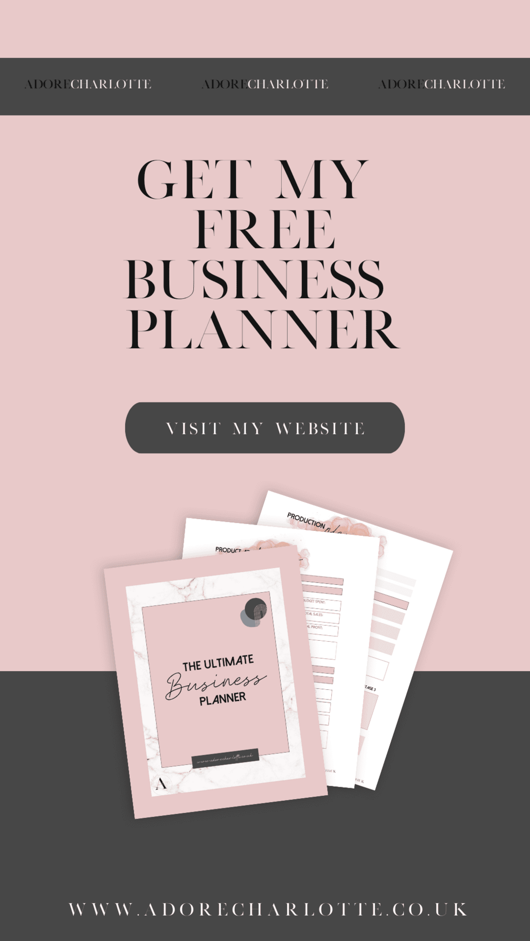 FREE Ultimate Business Planner Template and Printable - Adore Charlotte