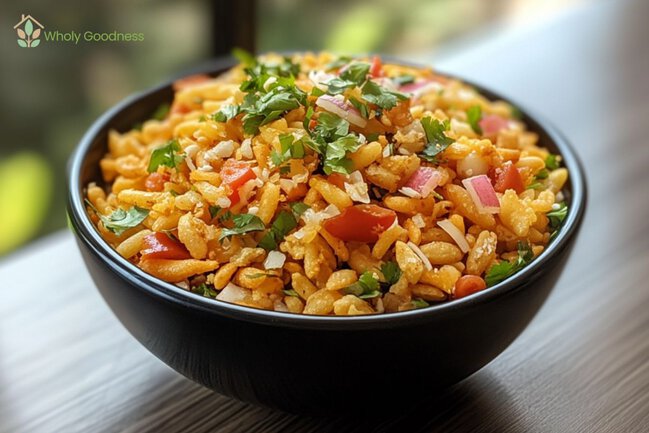 Our Bhel Puri Recipe - Wholy Goodness