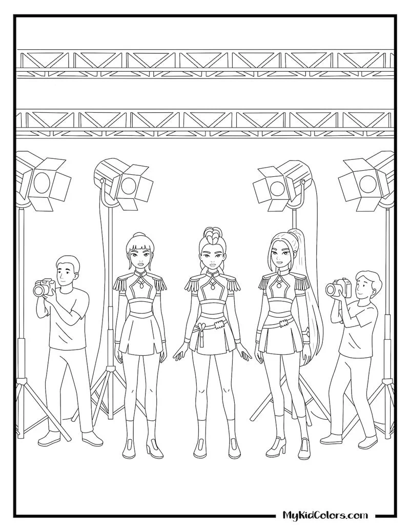 15 Free Huntrix Coloring Pages (Free PDF Printables)