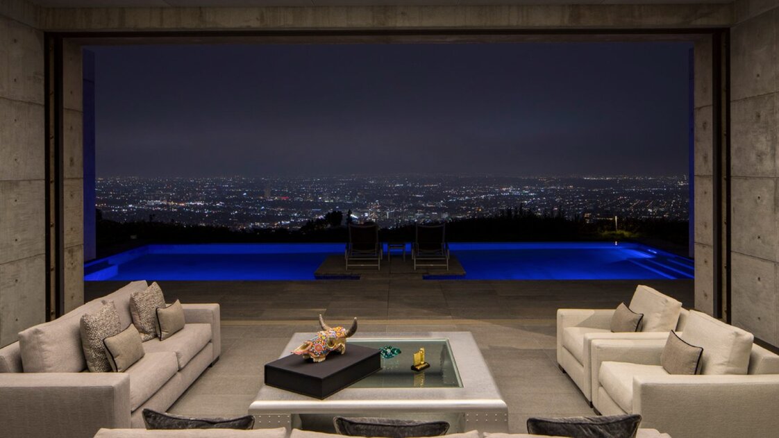 Oakley Founder's $100 Million Brutalist Mansion Is A Proper Bond ...
