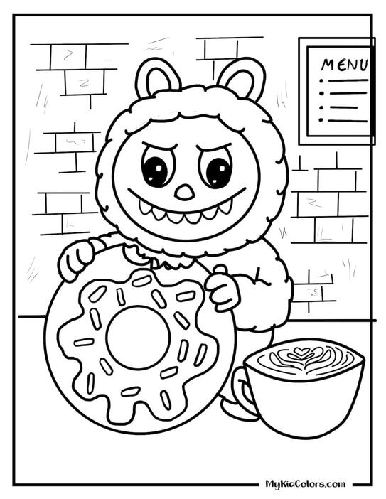 15 Free Printable Labubu Coloring Pages for Kids