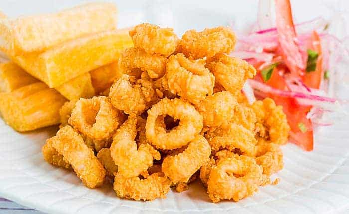 Pota - Chicharron de Pota - Ingredientes - Comidas Peruanas