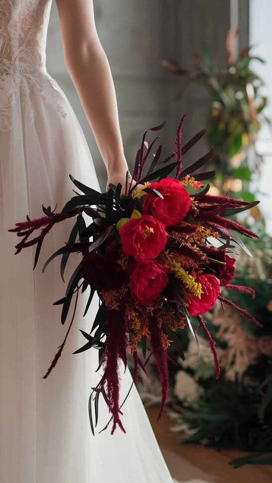 20 Red Wedding Bouquets: Stunning Ideas for Your Big Day