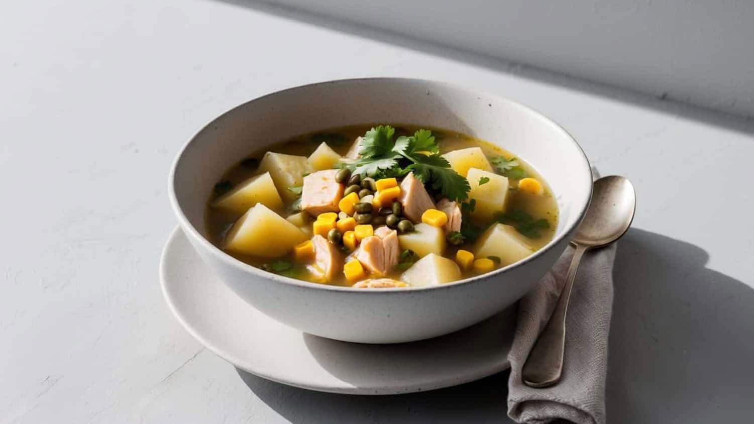 Traditional Colombian Ajiaco Soup | ReallyEats