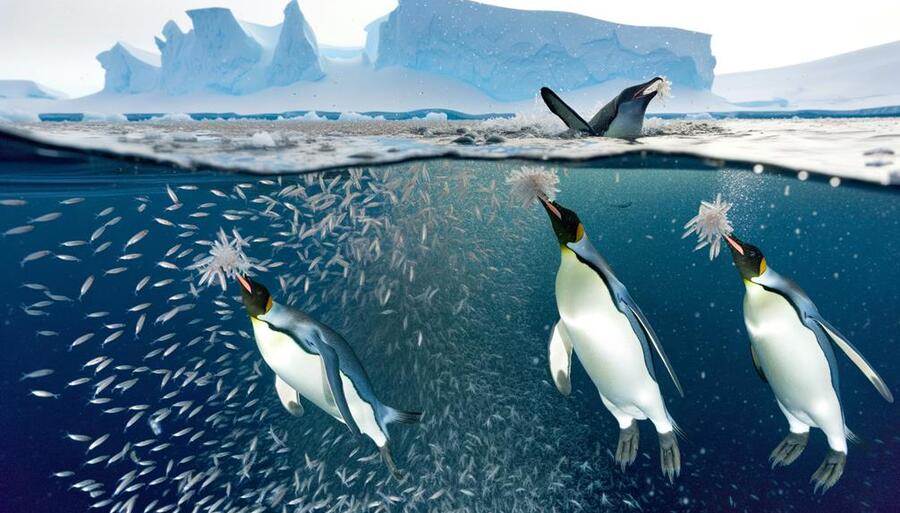 Key Stages In The Life Cycle Of Emperor Penguins