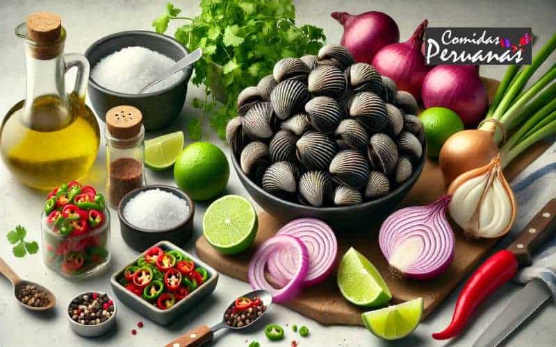 Ceviche de Conchas Negras Peruano - Comida Peruana - Comidas Peruanas