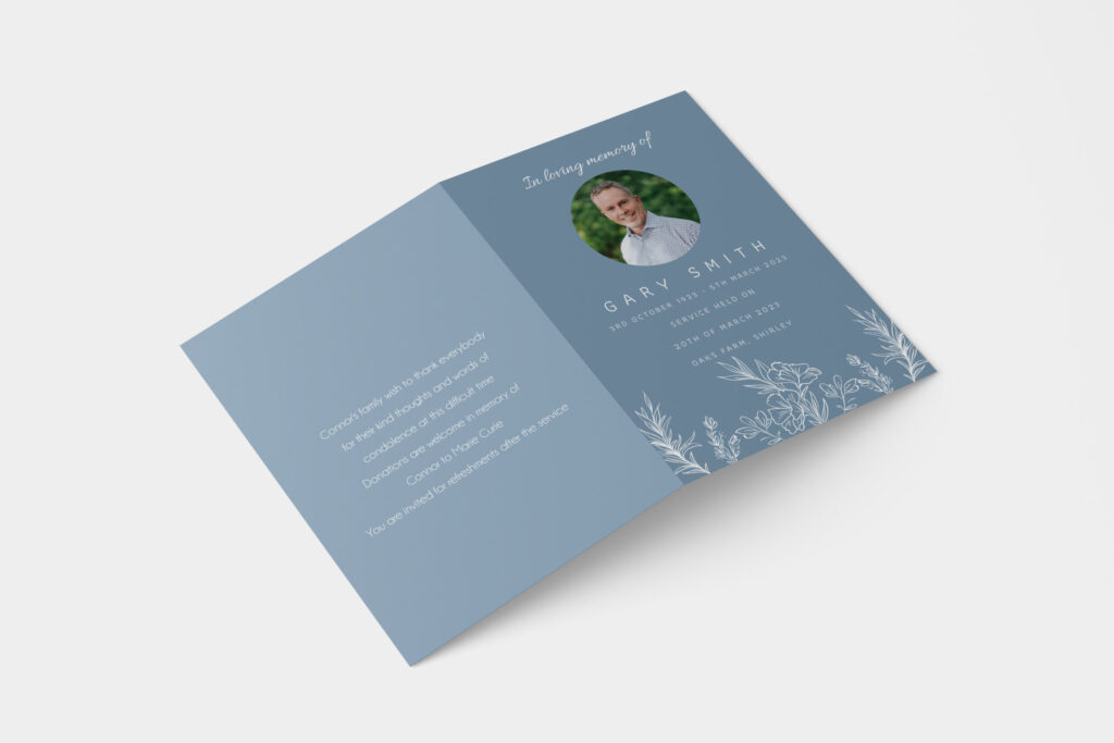 Funeral Order Of Service Examples and Ideas