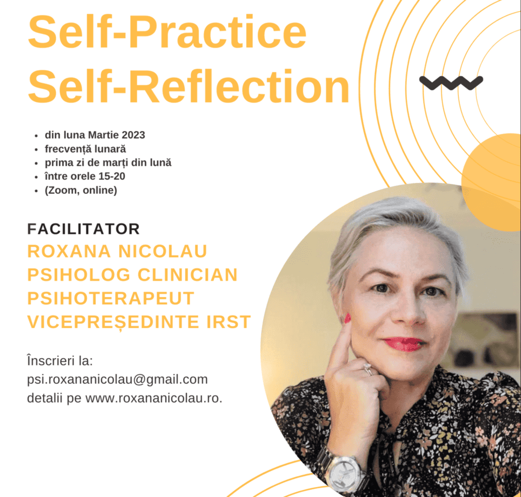 Self-Practice, Self-Reflection – Roxana Nicolau