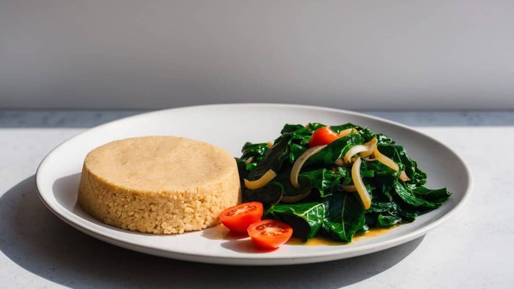 Traditional Ugali with Sukuma Wiki Recipe | ReallyEats