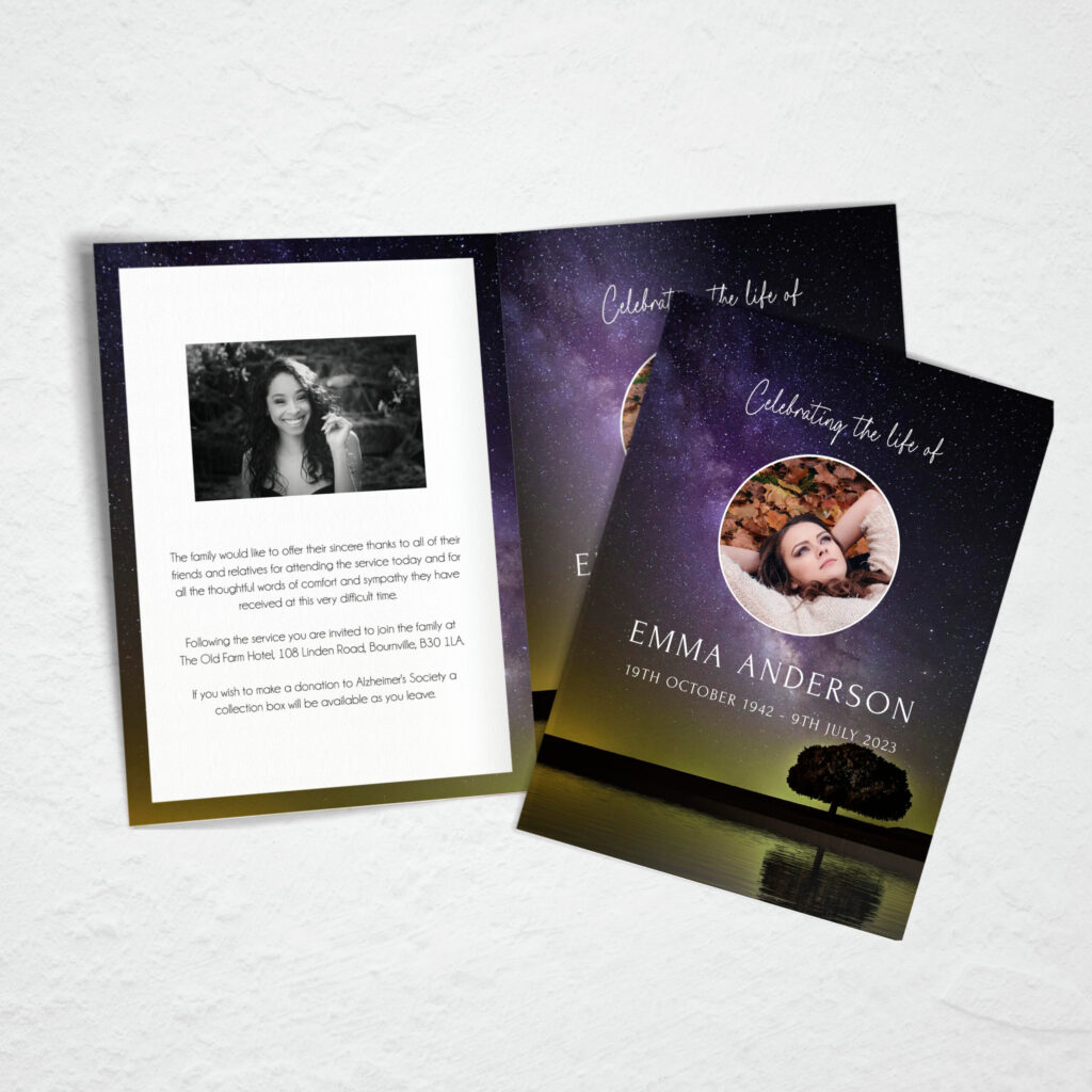 Funeral Order Of Service Examples and Ideas