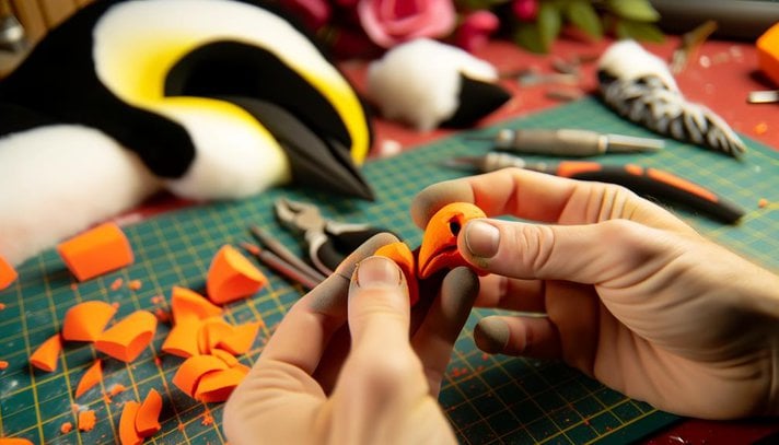 10 Easy Steps To Make A Penguin Beak Out Of Foam