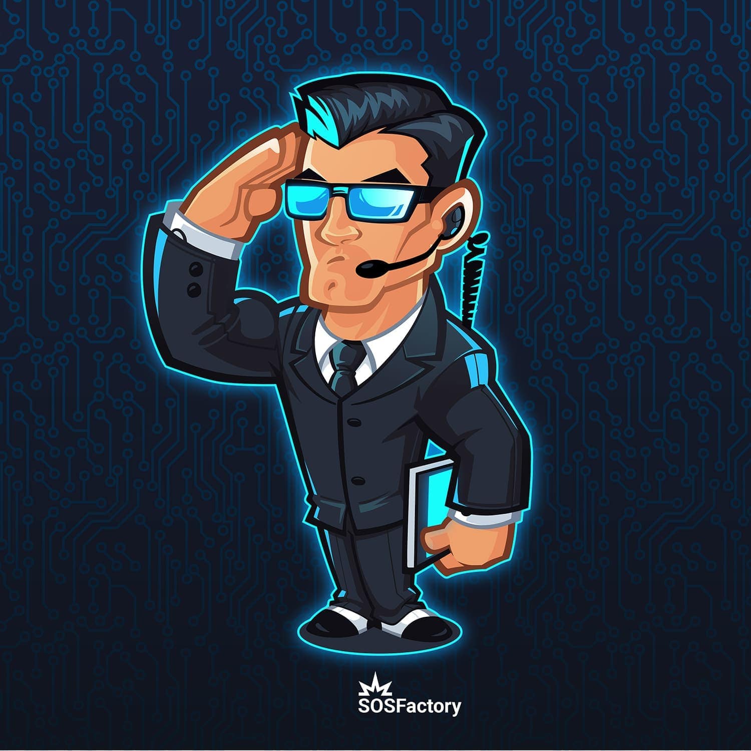 The Making off Ace Mascot Logo » SOSFactory