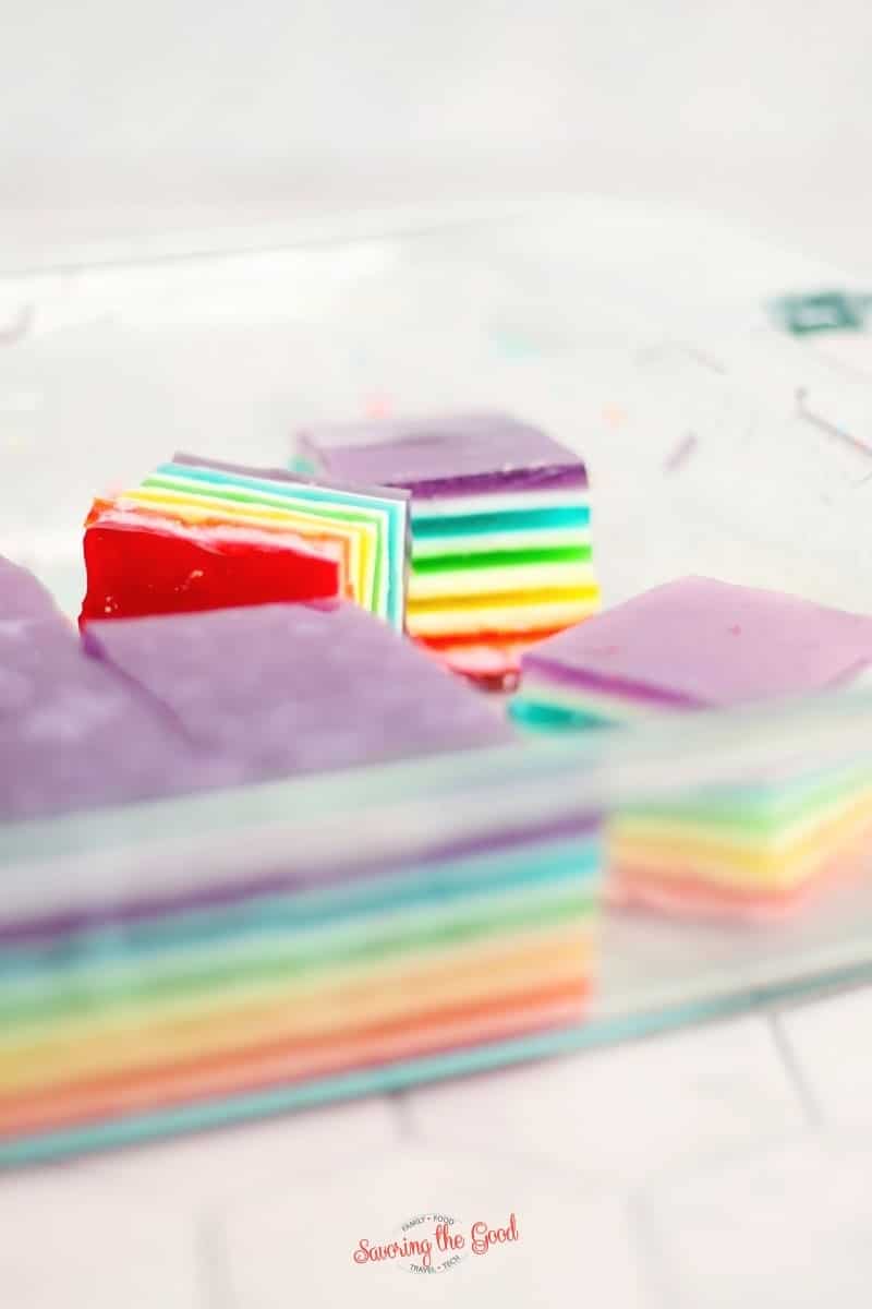 Rainbow Jello Layers Recipe (with Video) – Savoring The Good®