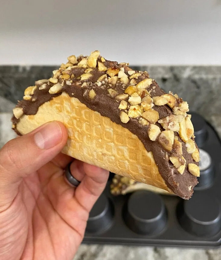 Healthy High-Protein Choco Taco Recipe