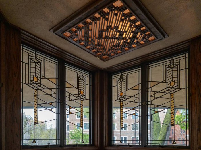 robie house wright interior