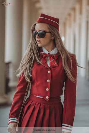 8 Unique Red Uniform Outfit Ideas