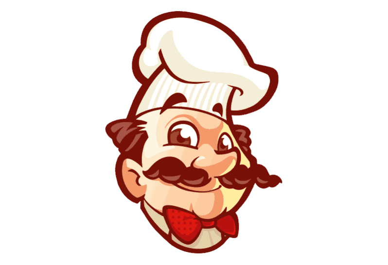red chef hat logo