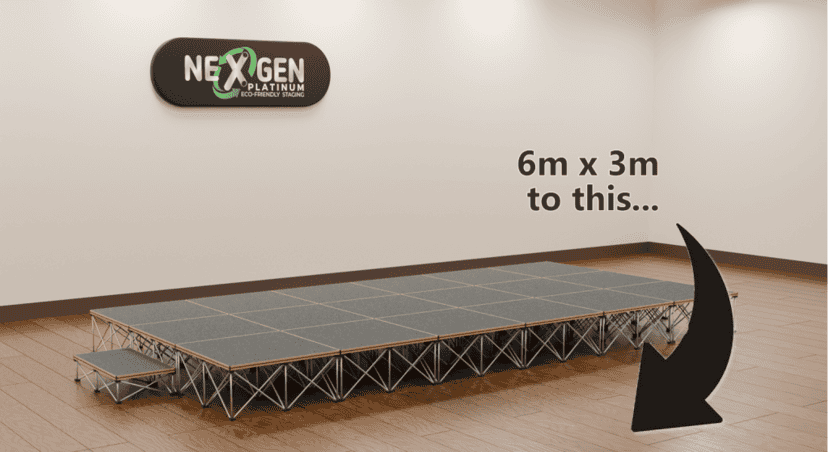 Buy Portable Stages & Staging Platforms from UK Manufacturer