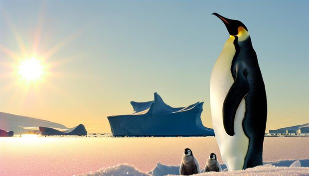 Measuring The Heights Of The Tallest Emperor Penguin