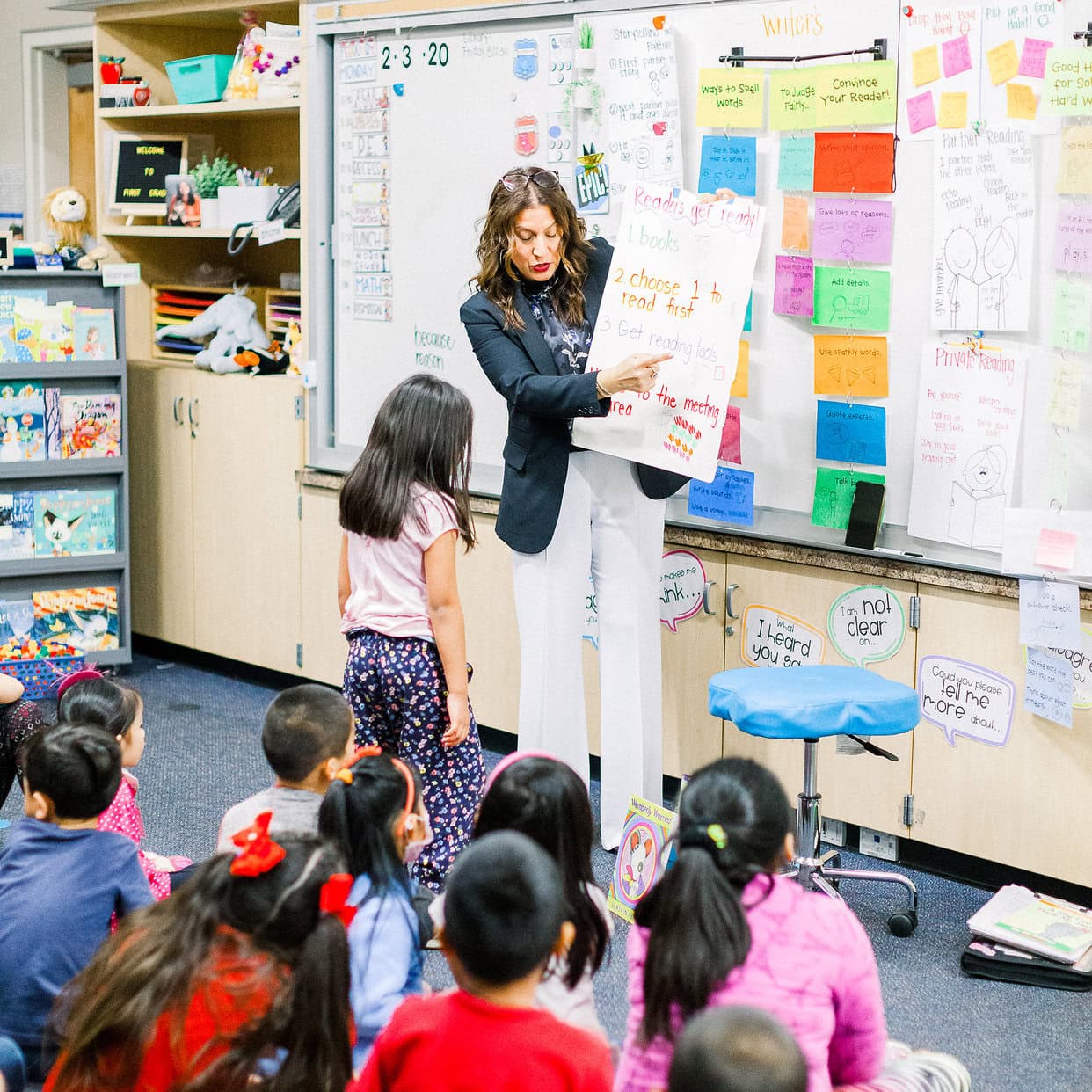 kids reading practice