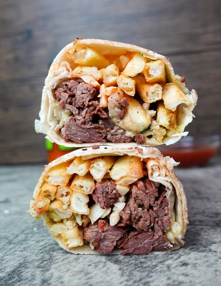 California Burrito (Carne Asada Burrito With Fries)