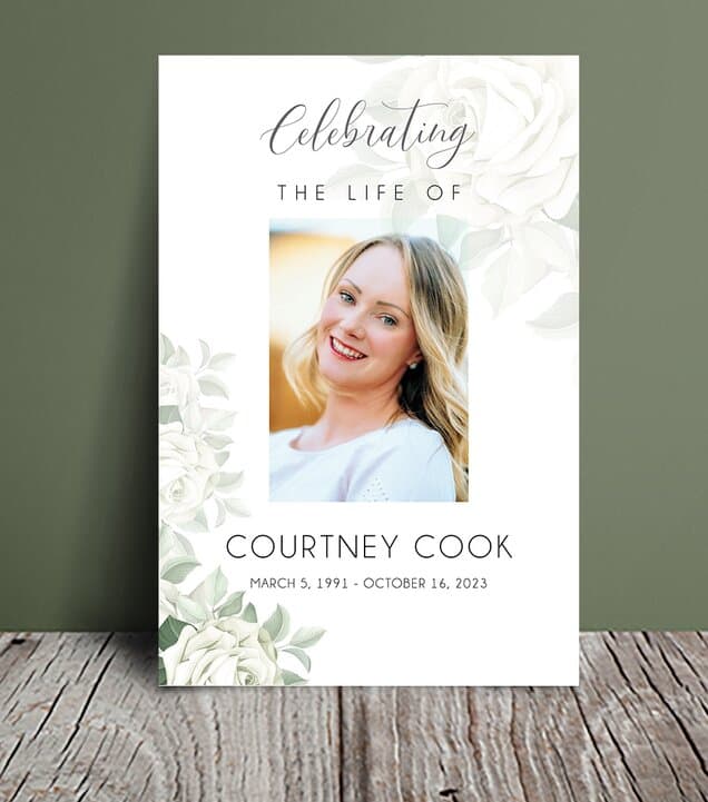 Rugby funeral order of service template 161 - Funeral Order Of Service