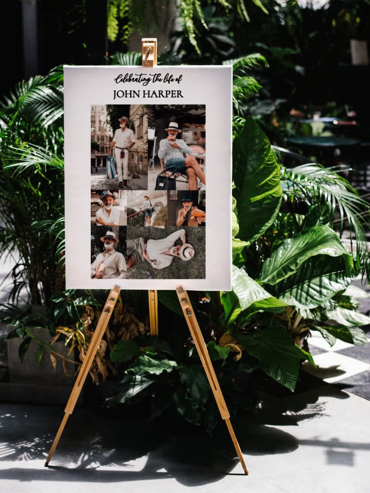 Beautiful DIY Memory Board for Funeral, 2025 - Funeral Order Of Service ...