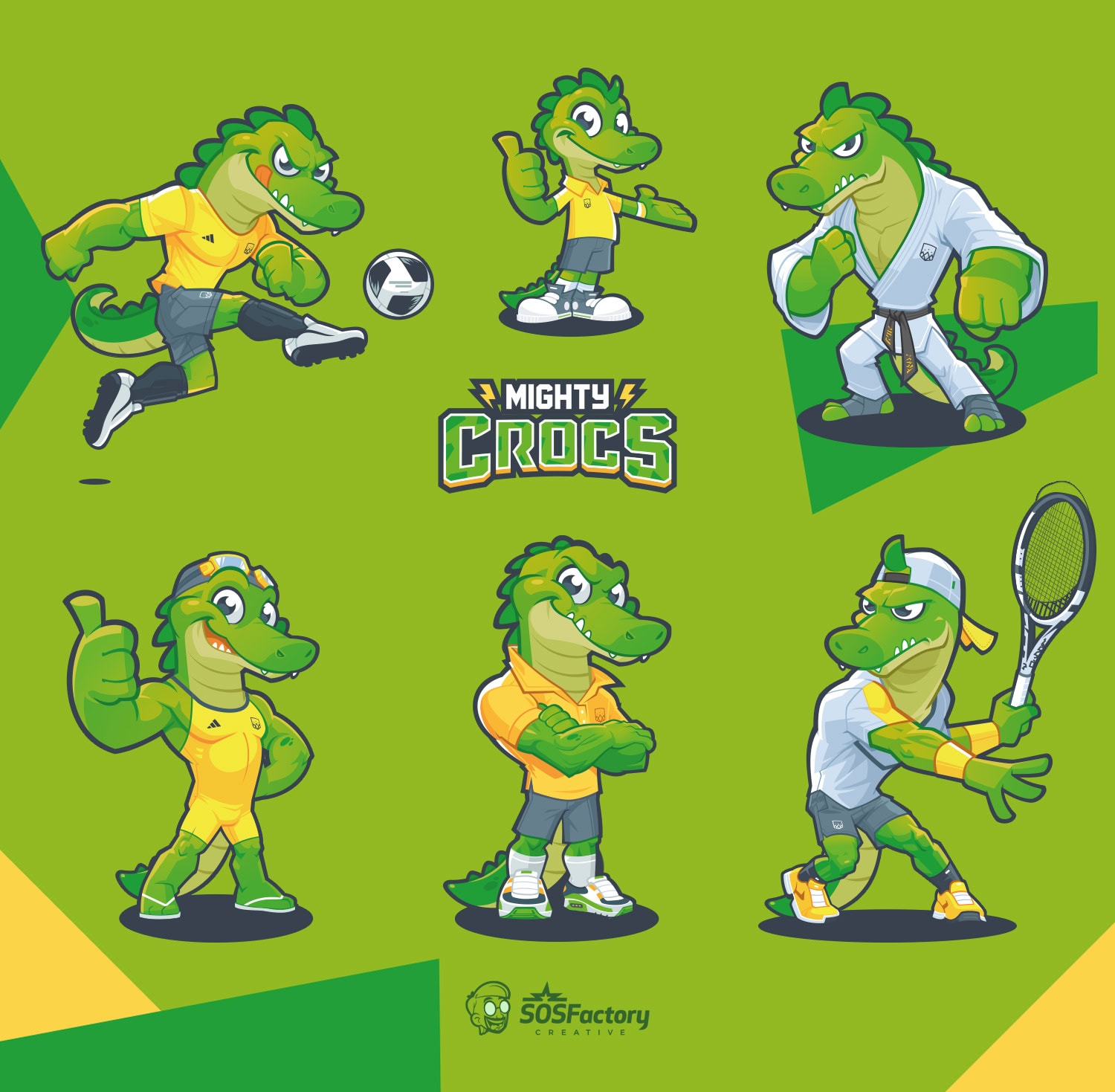 Custom Mascot Poses » SOSFactory