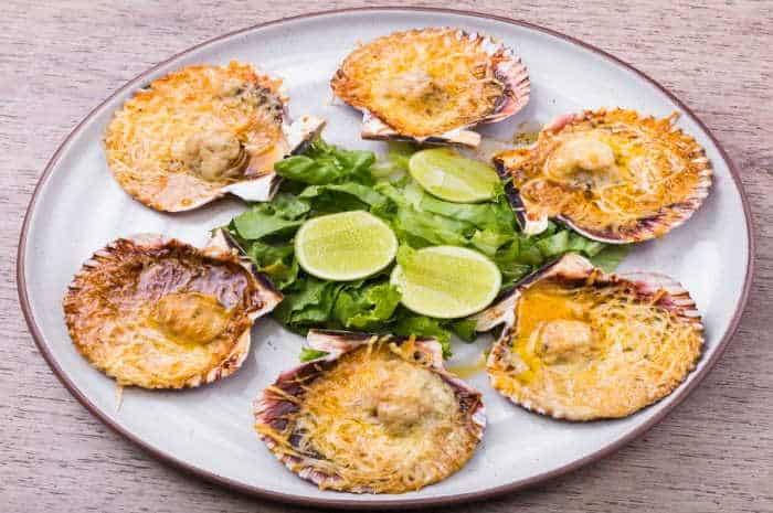 Conchitas a la Parmesana - Comidas Peruanas - Receta - Ingredientes