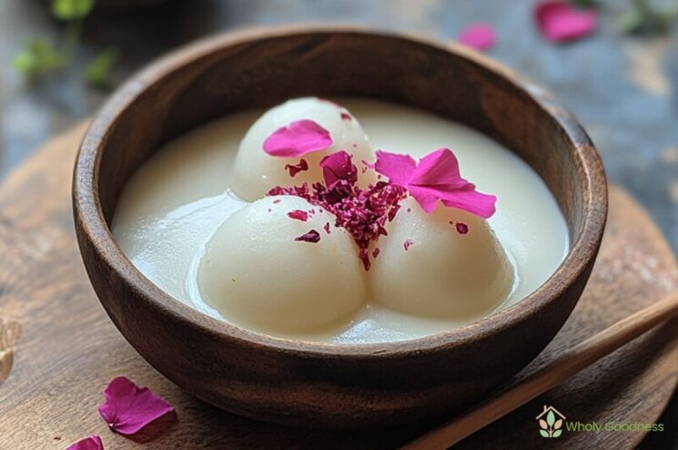 Our Vegan Rasgulla Recipe - Wholy Goodness
