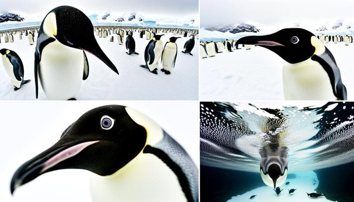 Understanding Emperor Penguins' Binocular And Monocular Vision