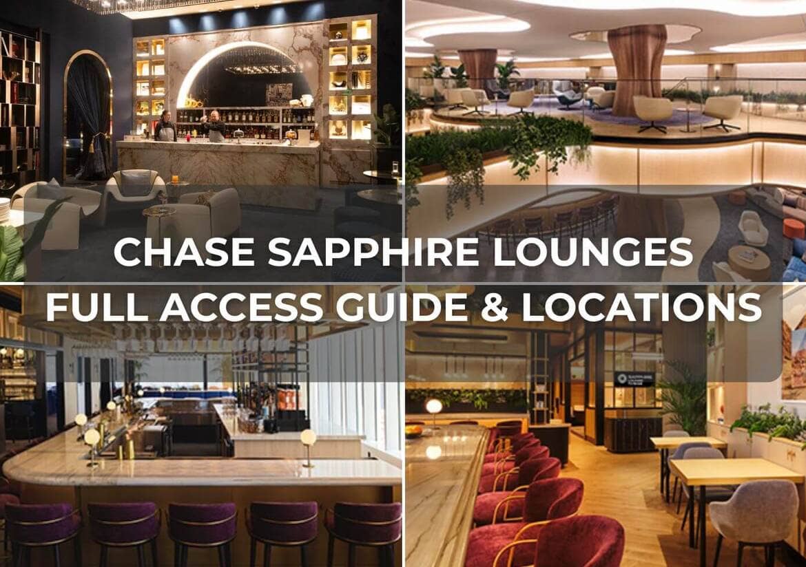 Chase Sapphire Lounges: Full Access Guide & Locations