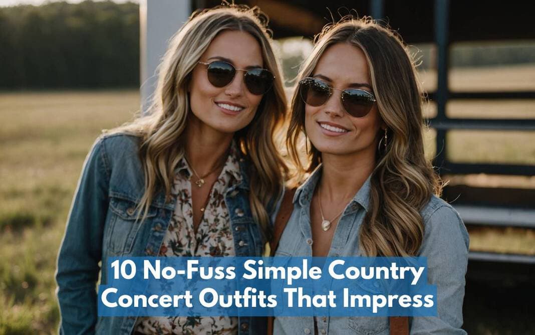 10 No-Fuss Simple Country Concert Outfits That Impress