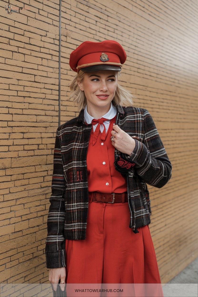 8 Unique Red Uniform Outfit Ideas