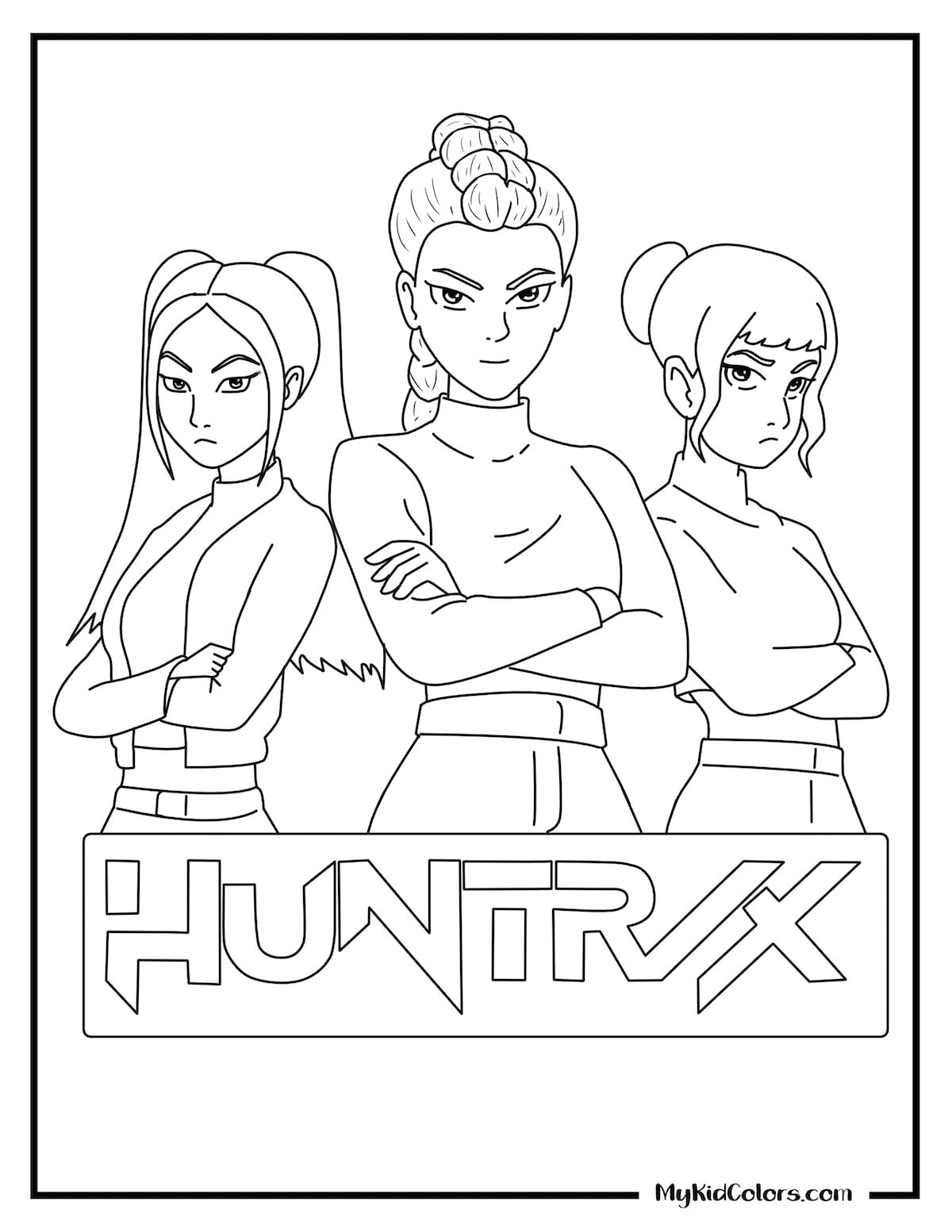 15 Rumi Kpop Demon Hunters Coloring Pages | Free Fan Art