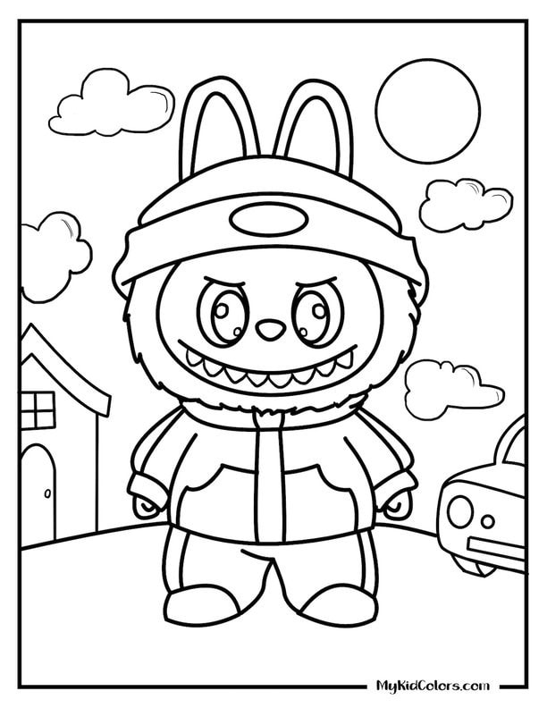 15 Free Printable Labubu Coloring Pages for Kids