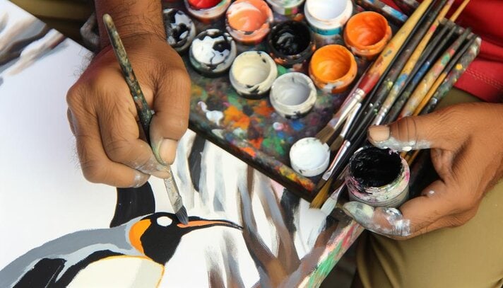 7 Simple Steps To Paint A Penguin