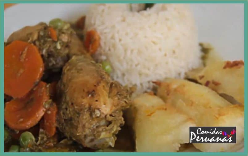 Seco de Pollo - Receta - Comida Peruana - Platos Tipicos de la Costa